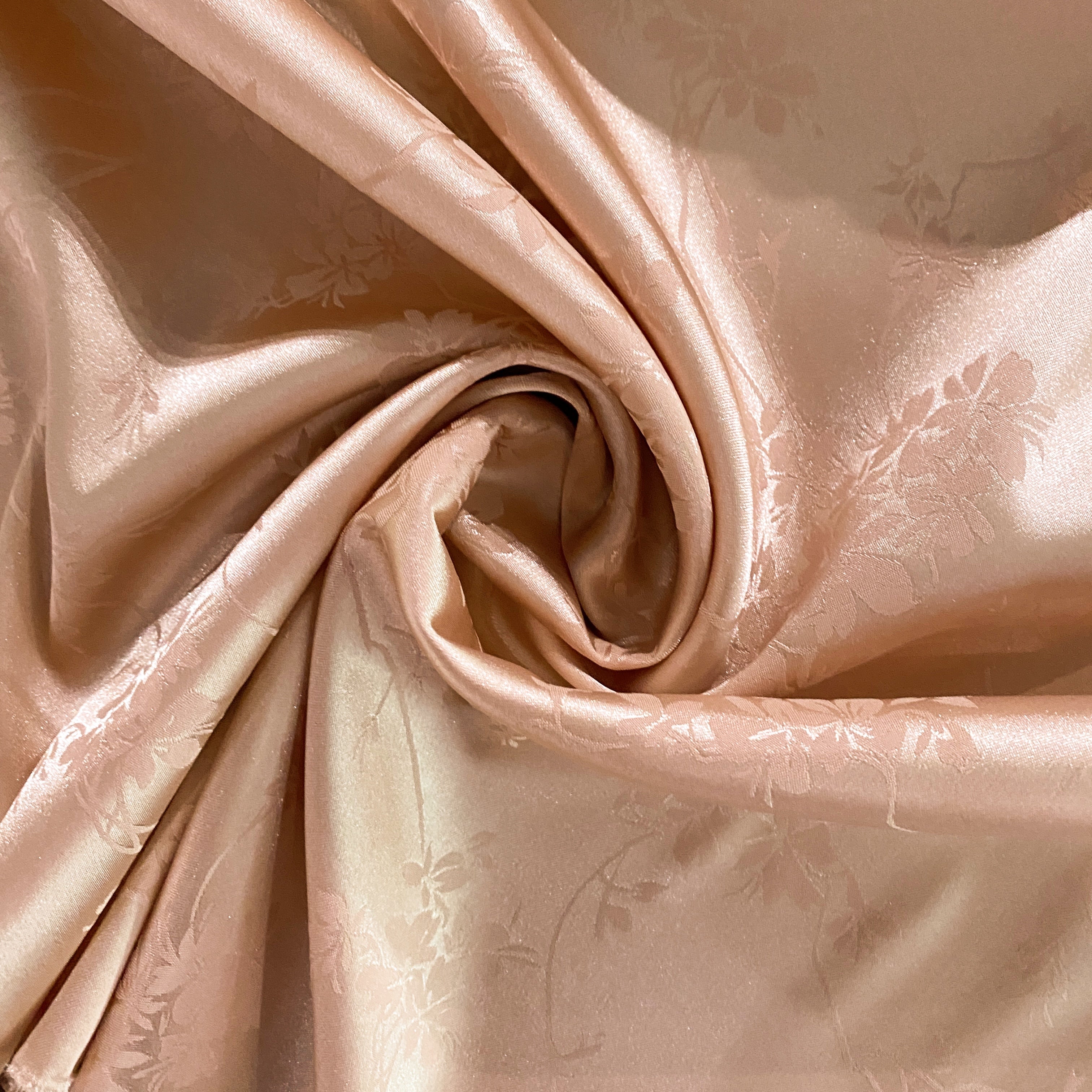 Satin Orchid Damask - Misty Rose